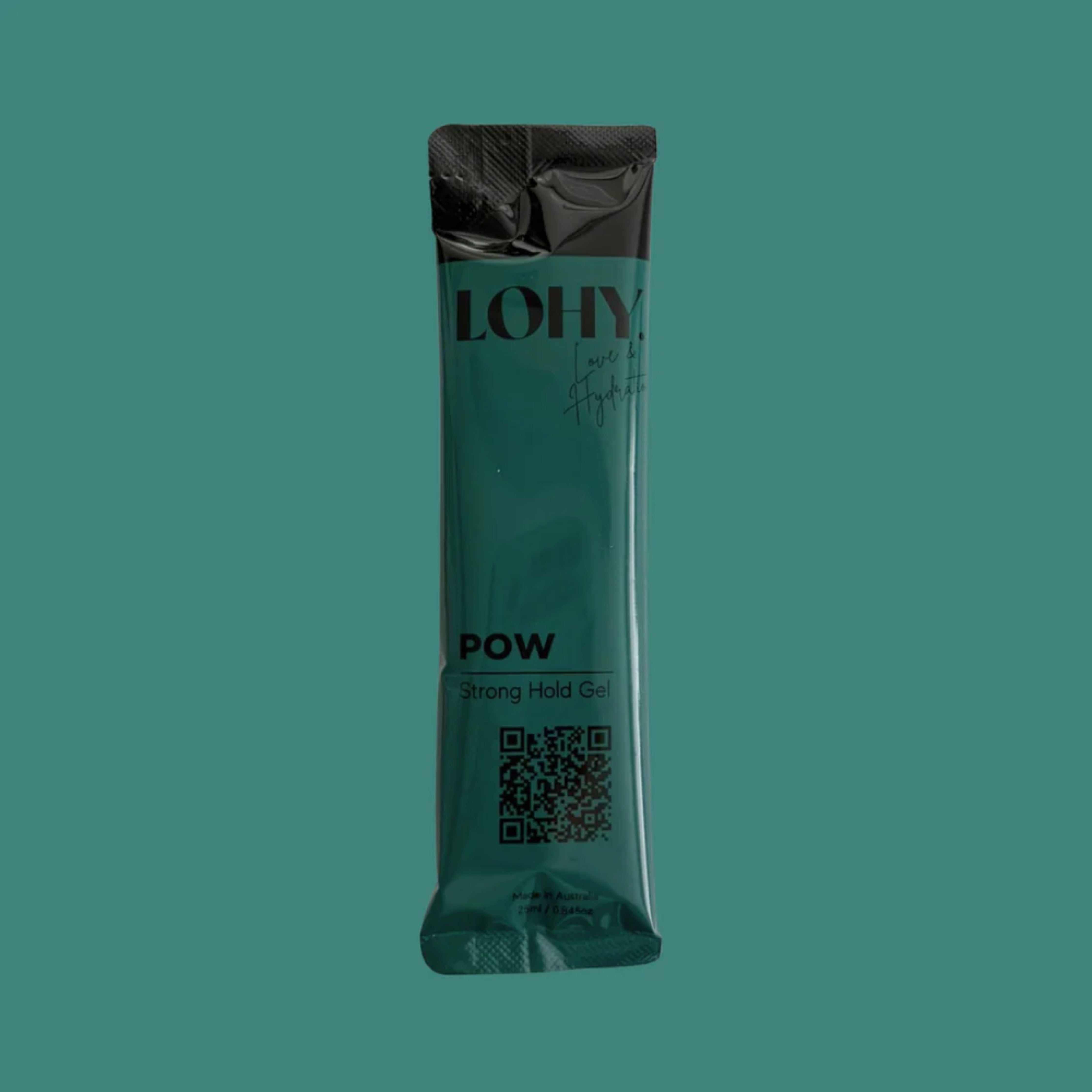 LOHY POW Strong Hold Gel – Sunshine Curls