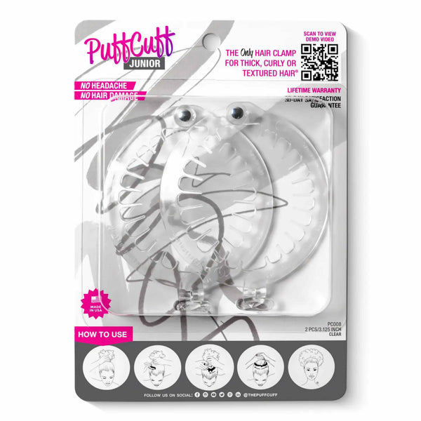 Puff Cuff Hair Clamp - 3 Inch (2 Pcs) – Sunshine Curls